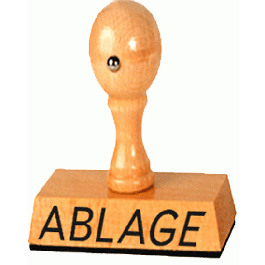 Lagertext Stempel Ablage | Stempel einfach online bestellen