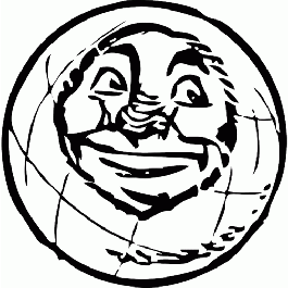 Globus Smiley Motivstempel | Stempel preiswert online kaufen!