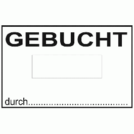 Gebucht Stempel | Bürostempel jetzt einfach online bestellen!