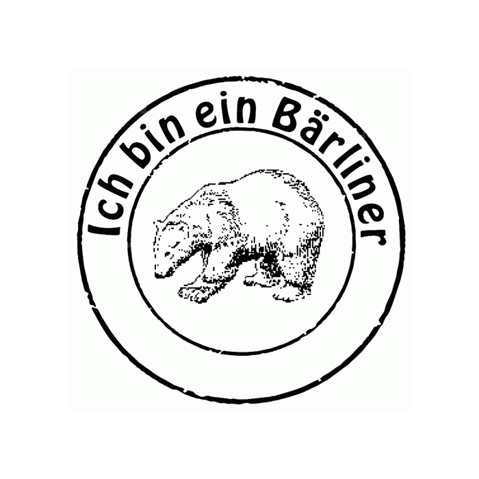 Ich bin ein Berliner Stempel | Motivstempel preiswert kaufen