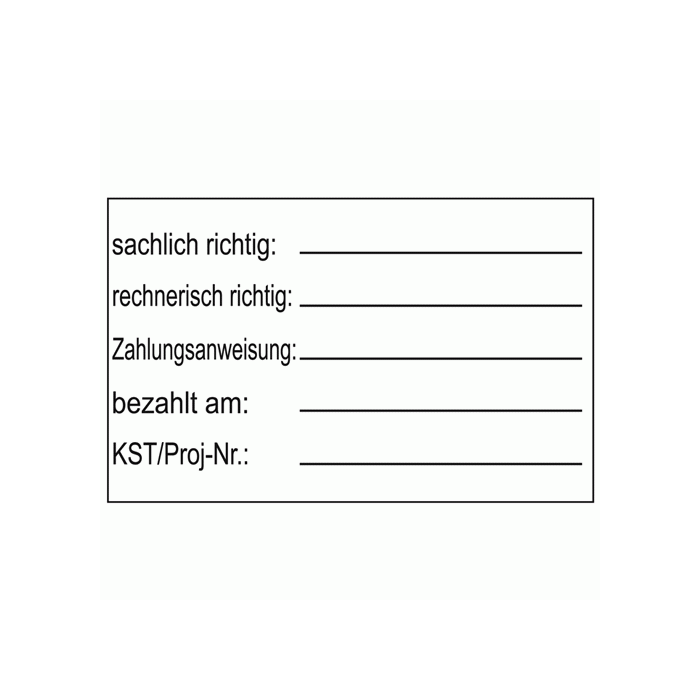 Sachlich richtig Stempel | Kanzlei Stempel online bestellen!